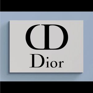 Other | Rare Large Dior Thick Metal Glass Gloss Stunning Shop Display ...